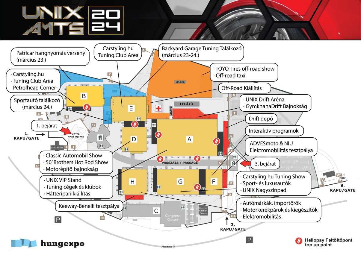 UNIX-AMTS - AUTÓ, MOTOR ÉS TUNING SHOW 2025 - március 28-30. Budapest ...